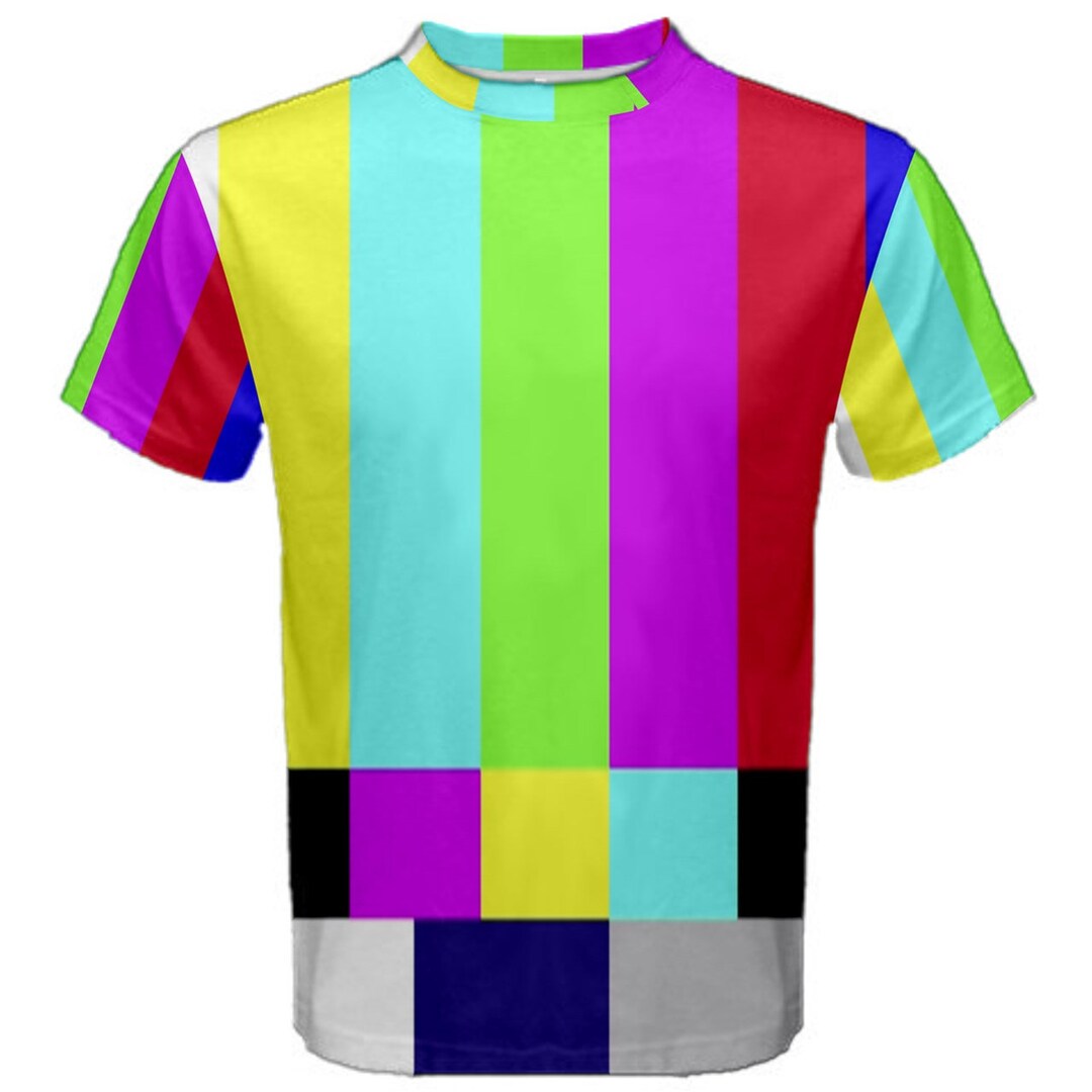 New TV Television Color Bars Sublimated Men's Sport Full - Etsy
