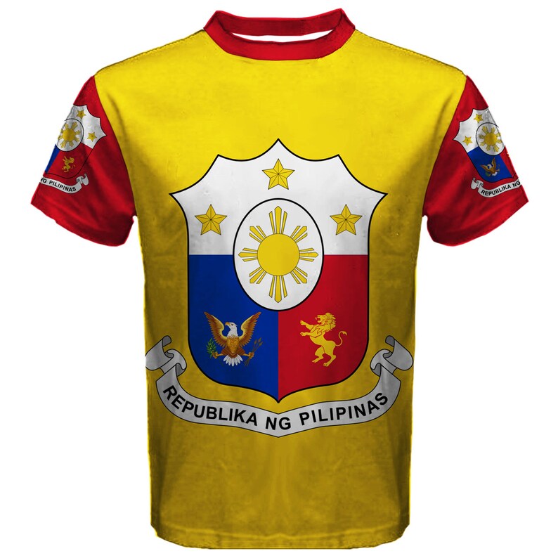 New Philippines Filipino Coat of Arms Flag Sublimated - Etsy