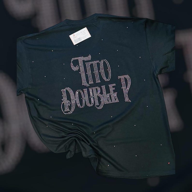 Tito Doble P Rhinestones T-shirt - Etsy