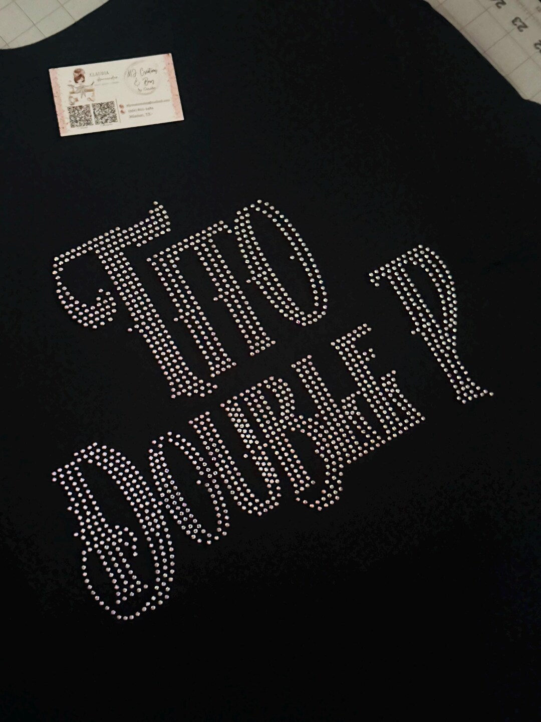 Tito Doble P Rhinestones T-shirt - Etsy