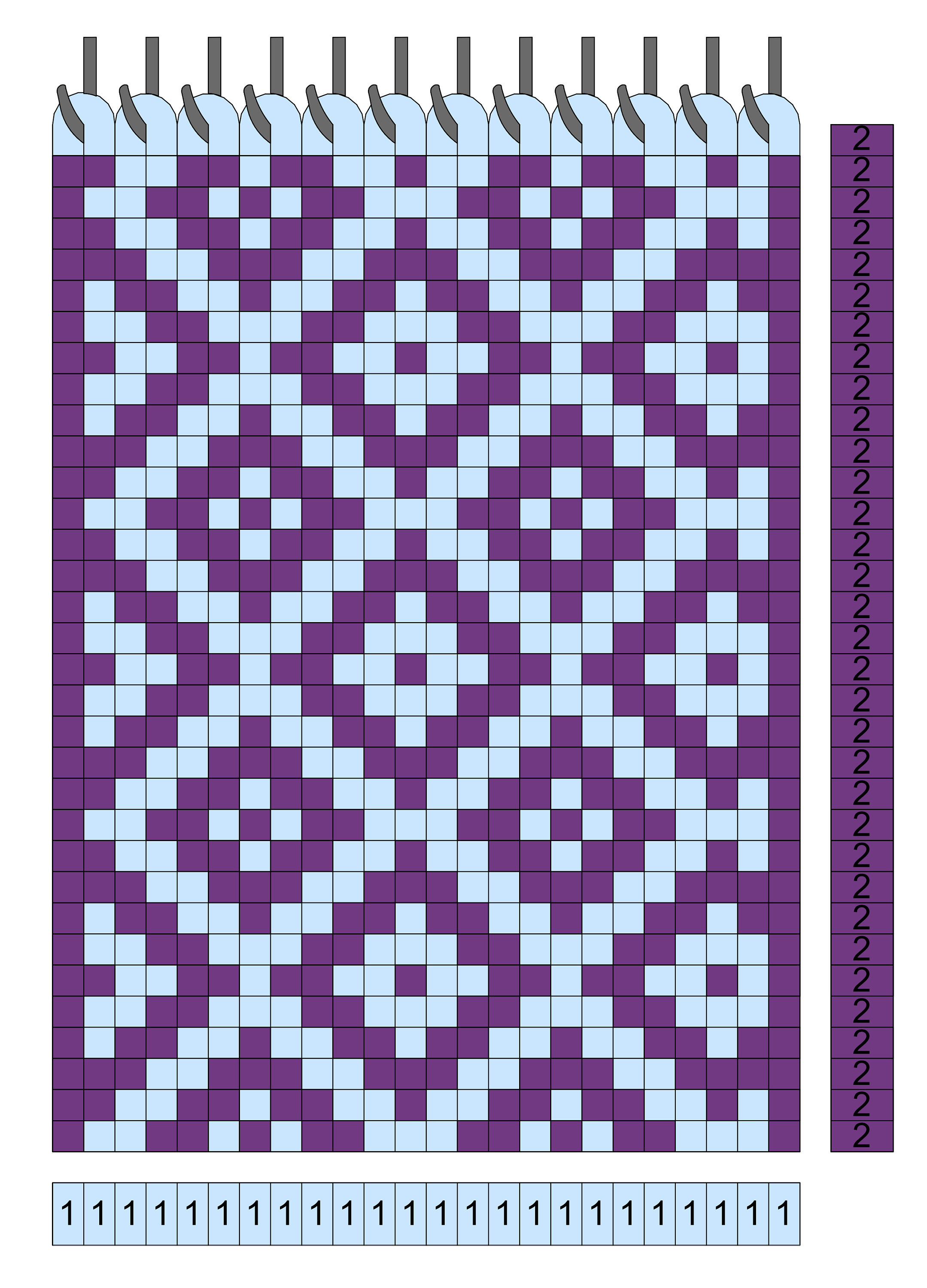 Pattern Design for Speedweve, Darning Patterns, Mending Loom - Etsy