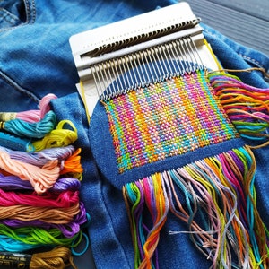 Speedweve 28 Hooks - Small Loom - Easy Darn - Weaving Loom - Darning ...