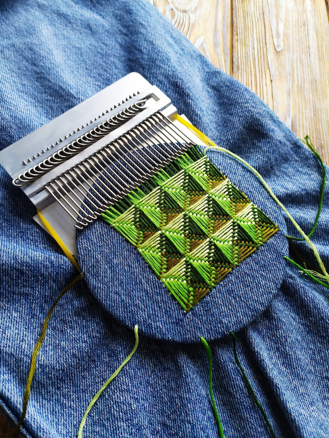 Big Speedweve Type,(28 Hooks) Small Loom, Darning Machine, Easy Darn ...