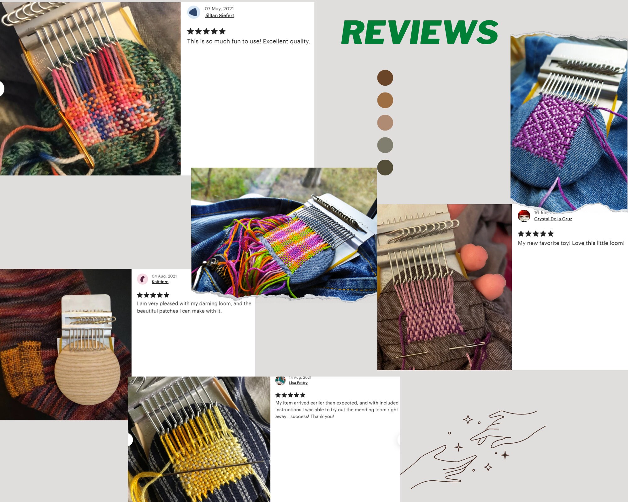 Speedweve Darning Loom Small Loom Patches for Clothes - Etsy Canada