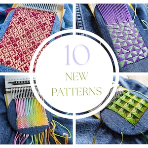 10 Pattern Design for Speedweve, Darning Patterns, Mending Loom - Etsy