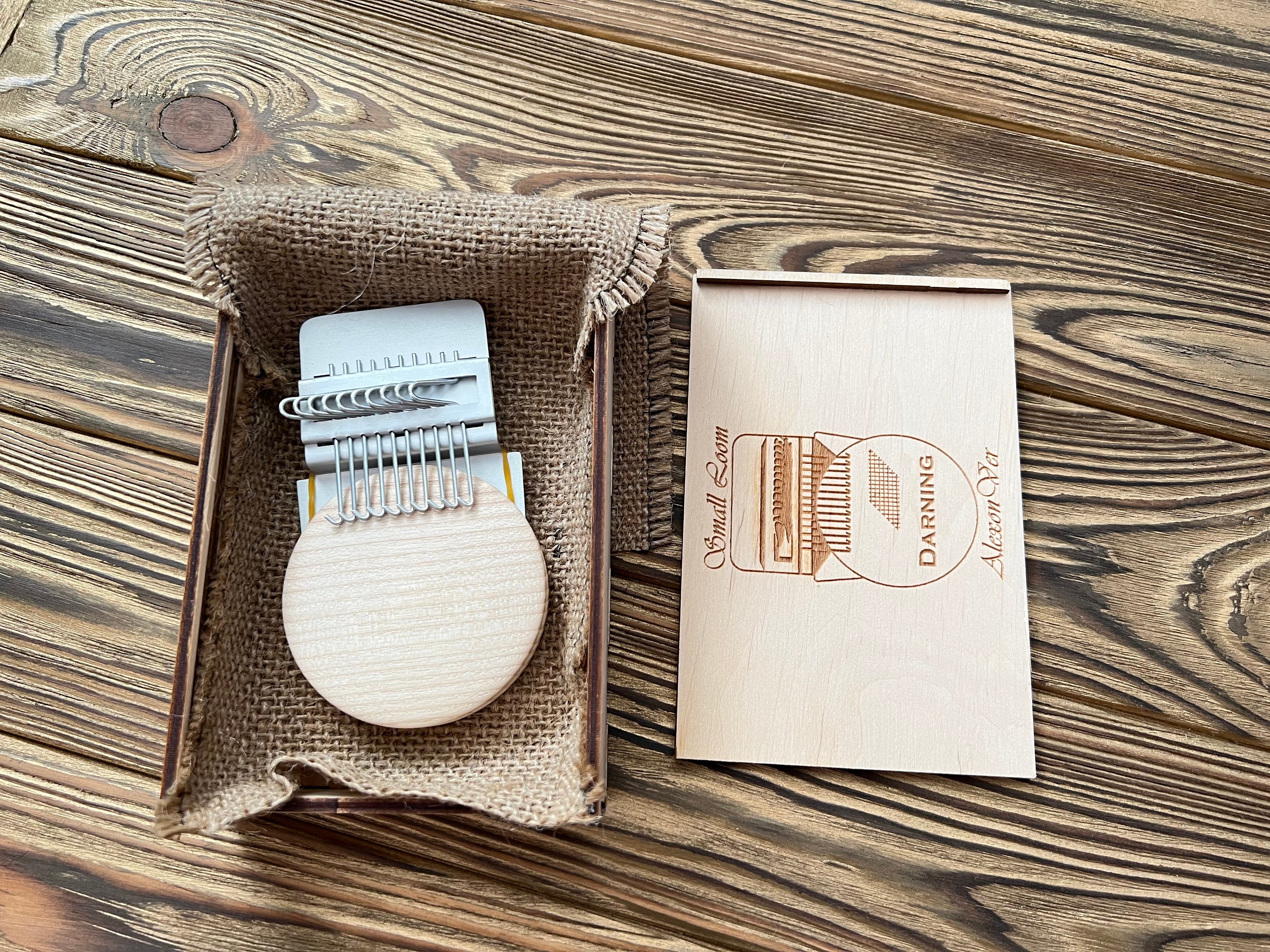 Handmade Speedweve Darning Loom: Wooden Mending Tool With Patterns - Etsy