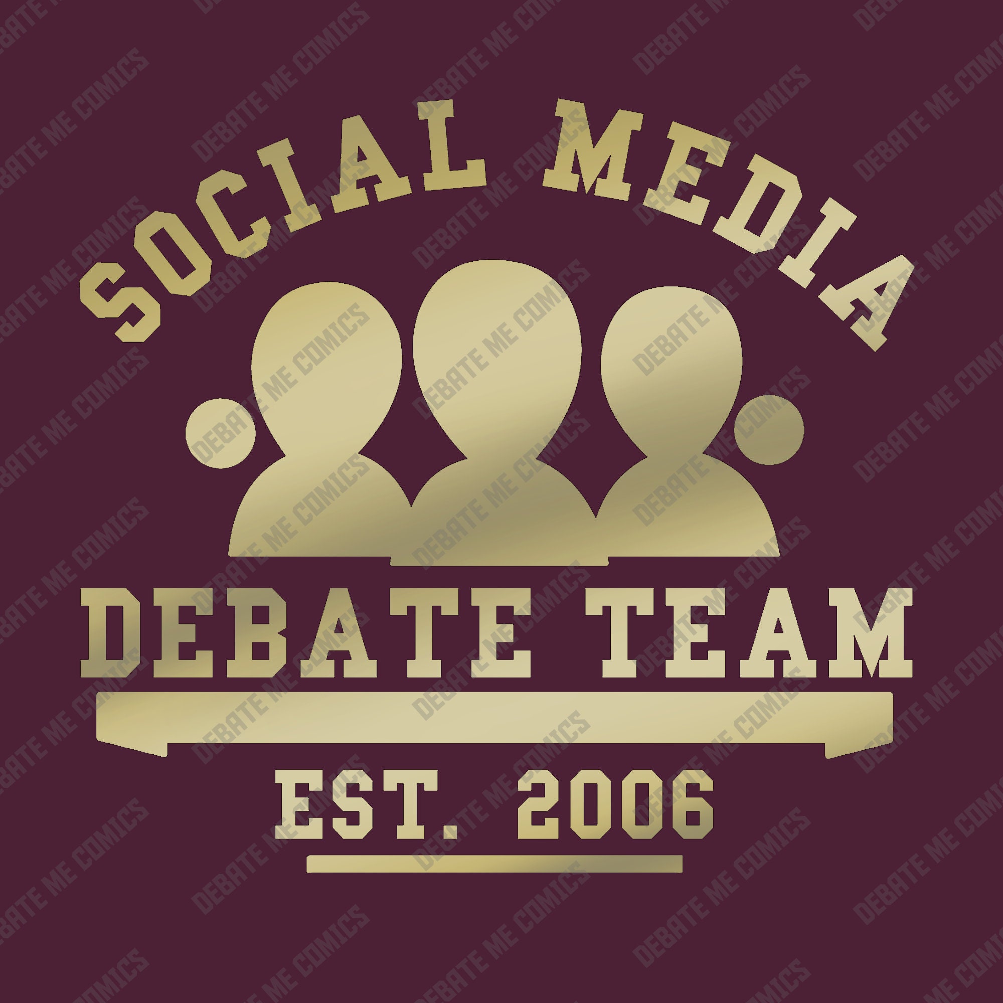 T-shirt Social Media Debate Team - Etsy