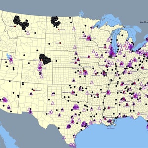 Nuclear Fallout Maps Available on Waterproof Paper - Etsy