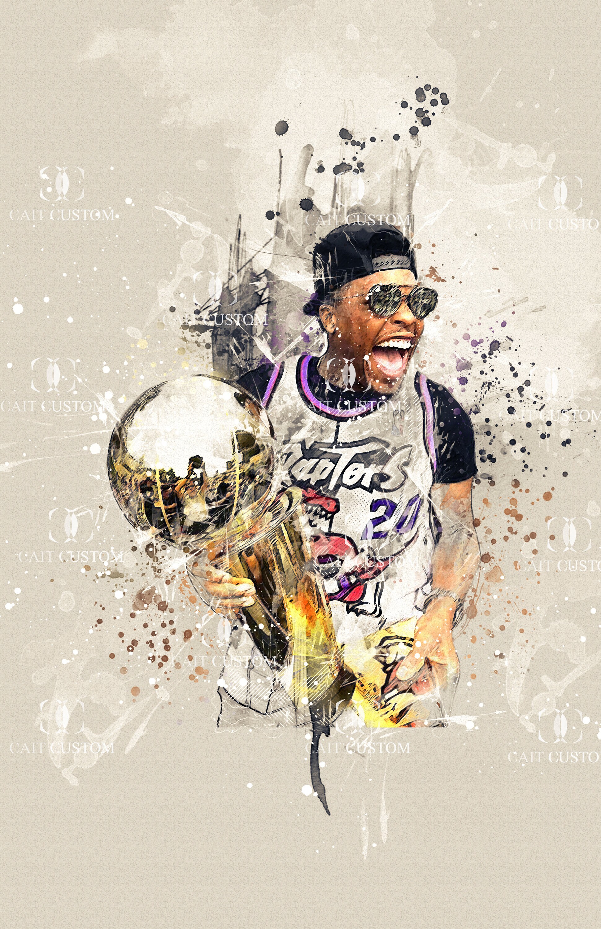 KYLE LOWRY/Toronto Raptors/Canvas Art Print/2019 Champions | Etsy