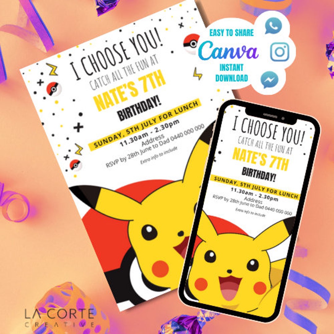 Plantilla editable, Invitación, invitación, invitación de cumpleaños ...