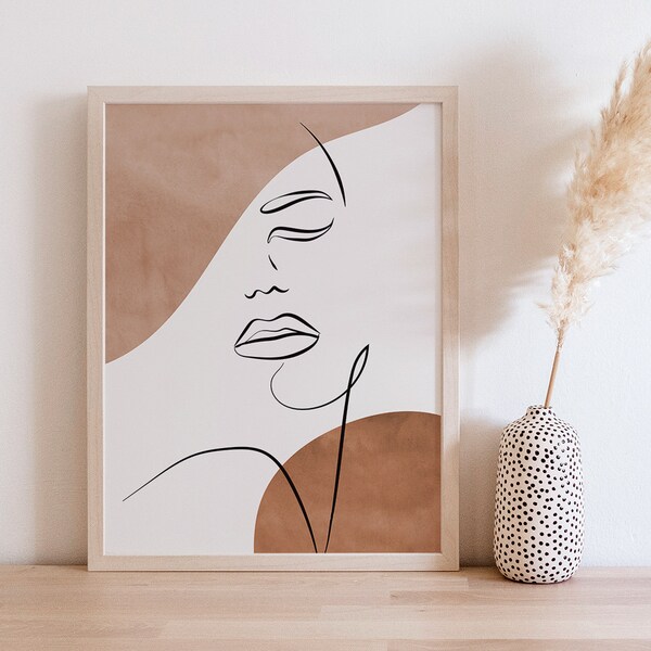 Modern Line Art - Etsy