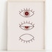 Line Drawing Eye Art Print, Minimal Line Art Eye Poster, Minimalist ...