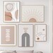 Gallery Wall Printable Art Set of Five, Mid Century Modern Art Poster ...