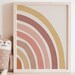 Boho Rainbow Print, Retro Rainbow, Vintage 70s Poster, Printable Wall ...