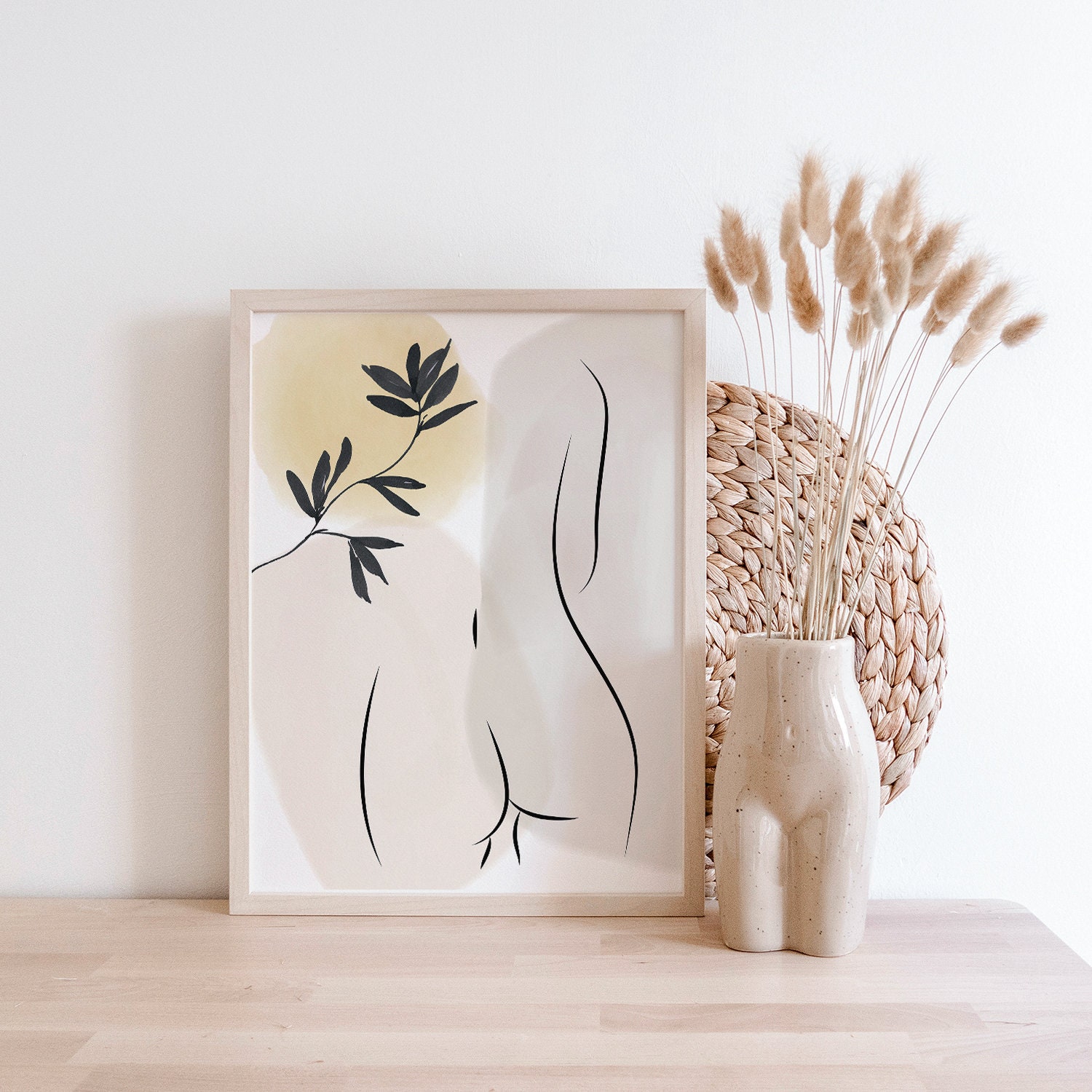 Line Art Woman Abstract Body Line Art Woman Body Printable | Etsy