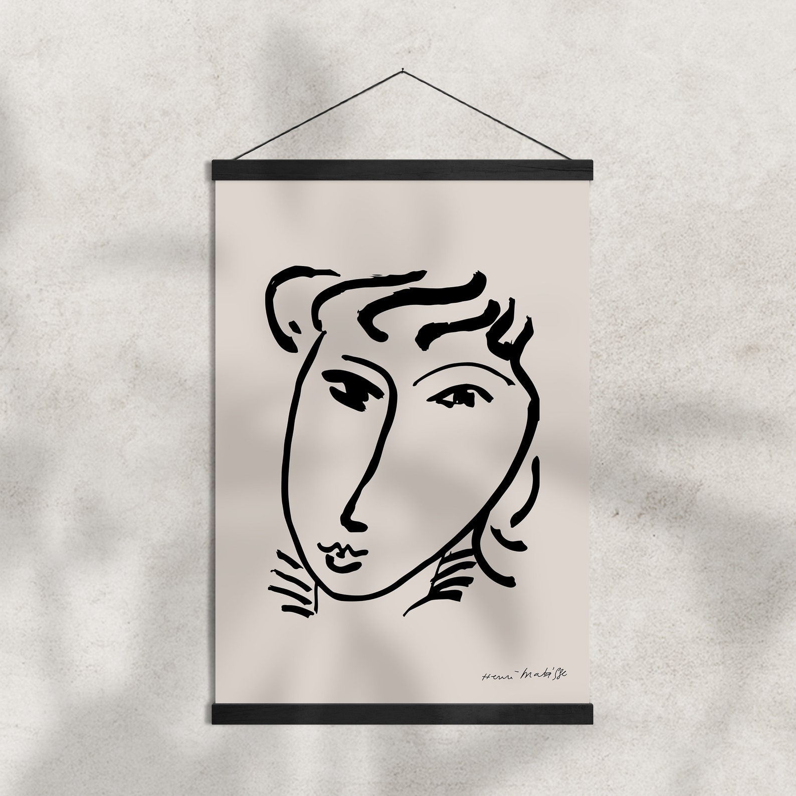 Matisse Line Art Woman Print Henri Matisse Abstract Woman | Etsy