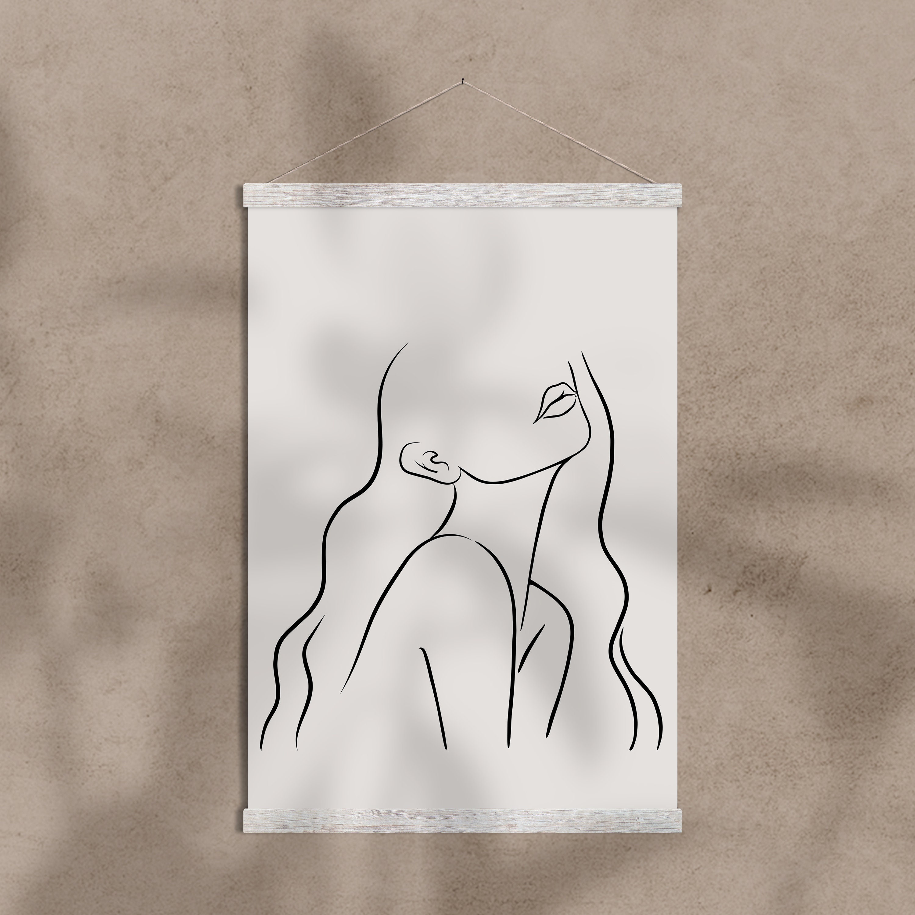 Abstract Woman Line Art Printable Modern Woman Face - Etsy Australia