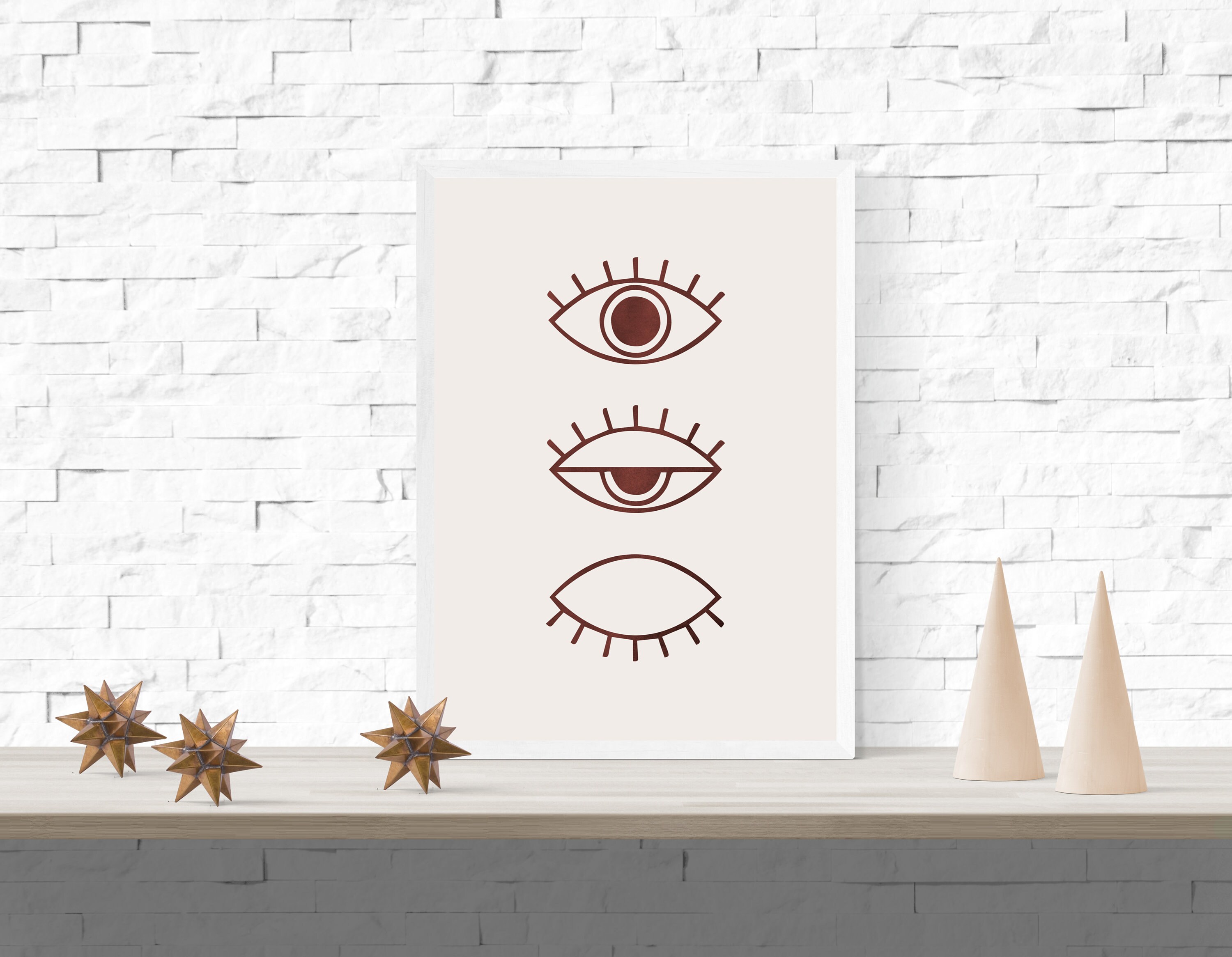 Line Drawing Eye Art Print Minimal Line Art Eye Poster - Etsy