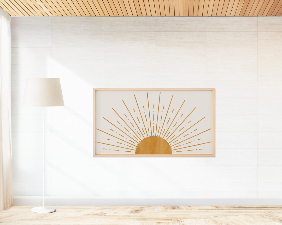 Mid Century Modern Sun Art for Samsung Frame TV (digital Download) - Etsy