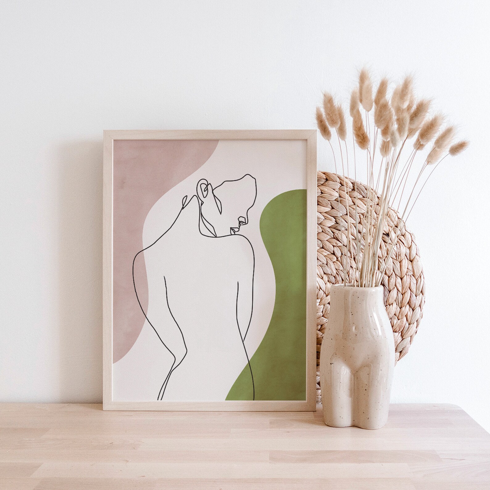 Abstract Body Line Art Print Woman Line Art Wall Decor Nude - Etsy
