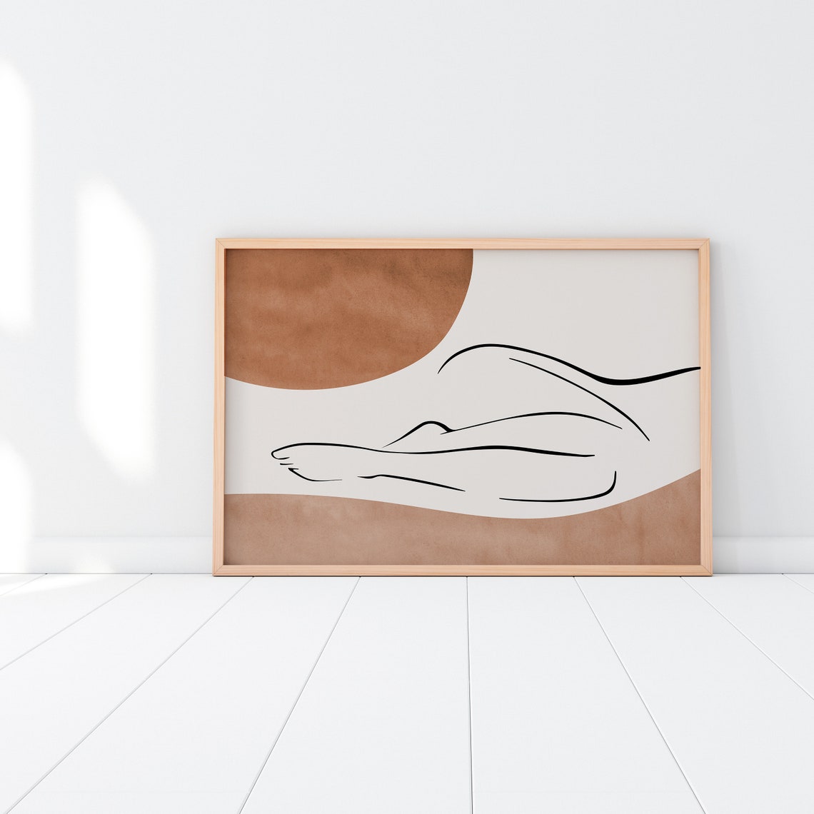 Abstract Woman Line Art Wall Decor Minimal Woman Neutral - Etsy
