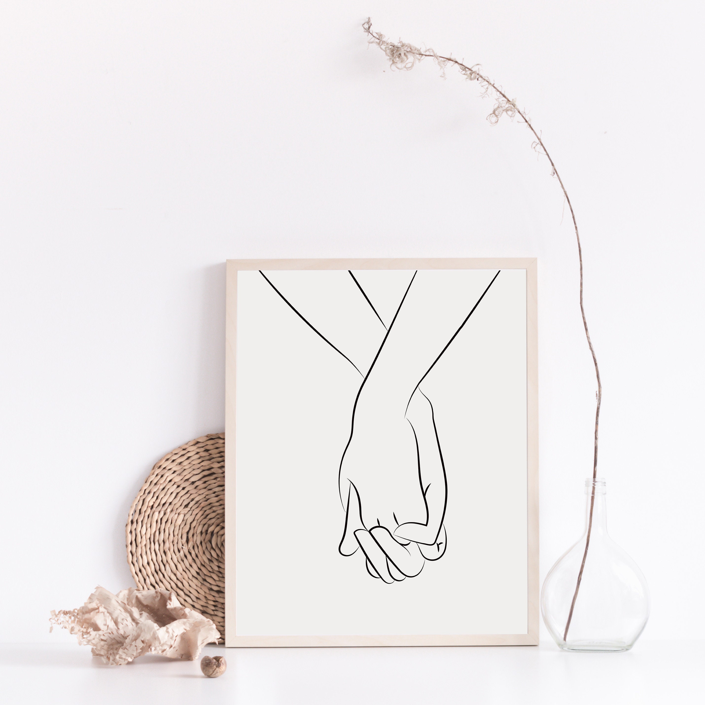 Valentine's Gallery Wall Valentines Day Decor Set of 6 | Etsy