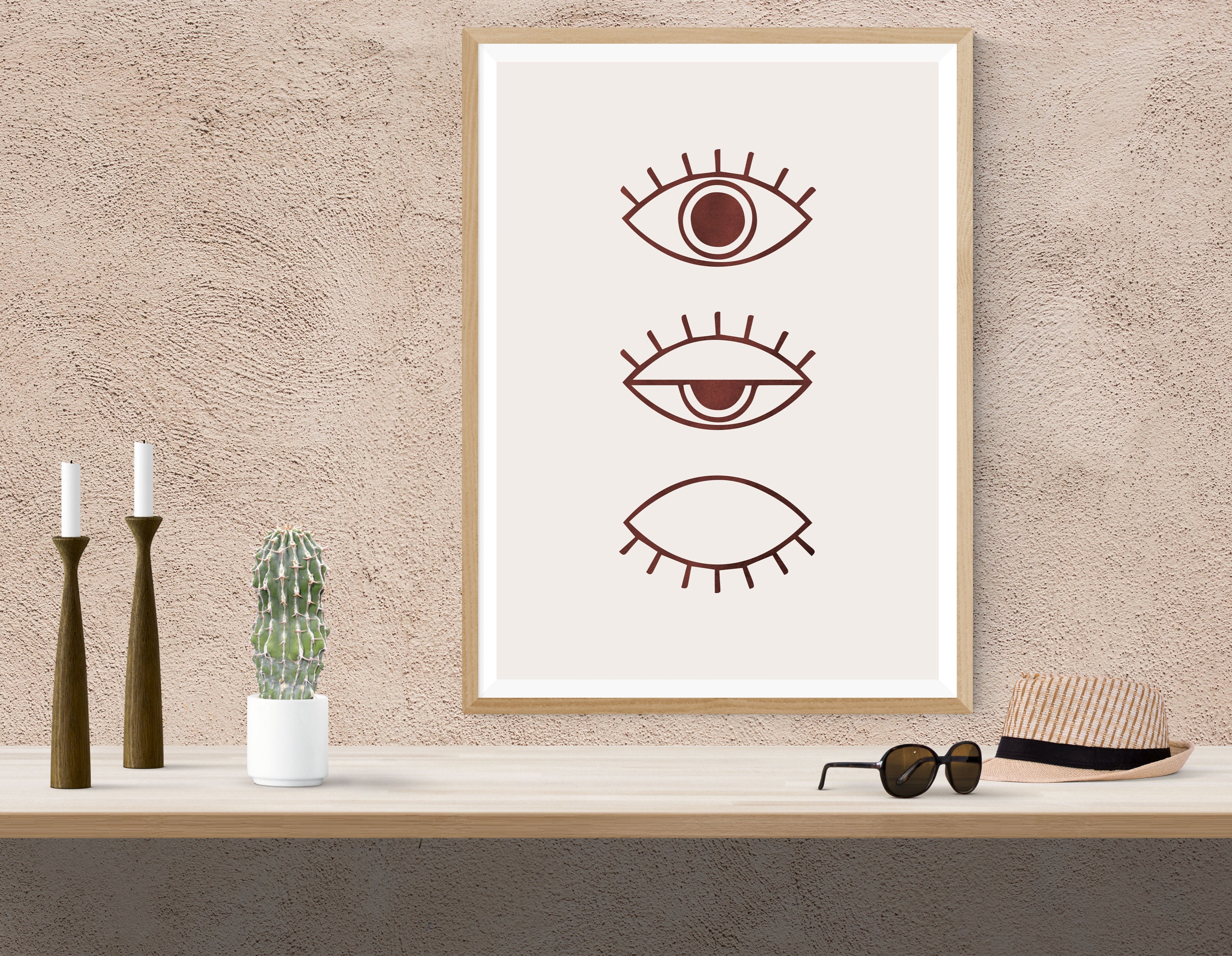 Line Drawing Eye Art Print Minimal Line Art Eye Poster | Etsy