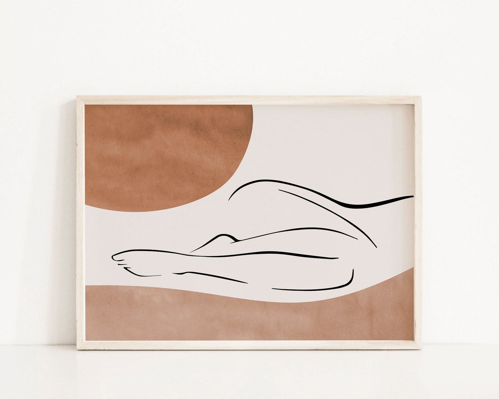 Abstract Woman Line Art Wall Decor Minimal Woman Neutral - Etsy