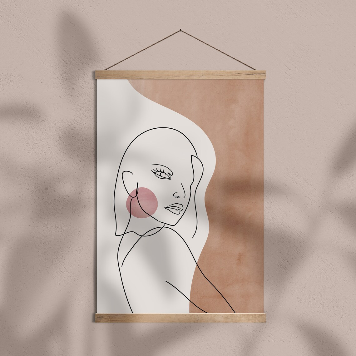 Woman Face Single Line Drawing Abstract Woman Line Art Print - Etsy