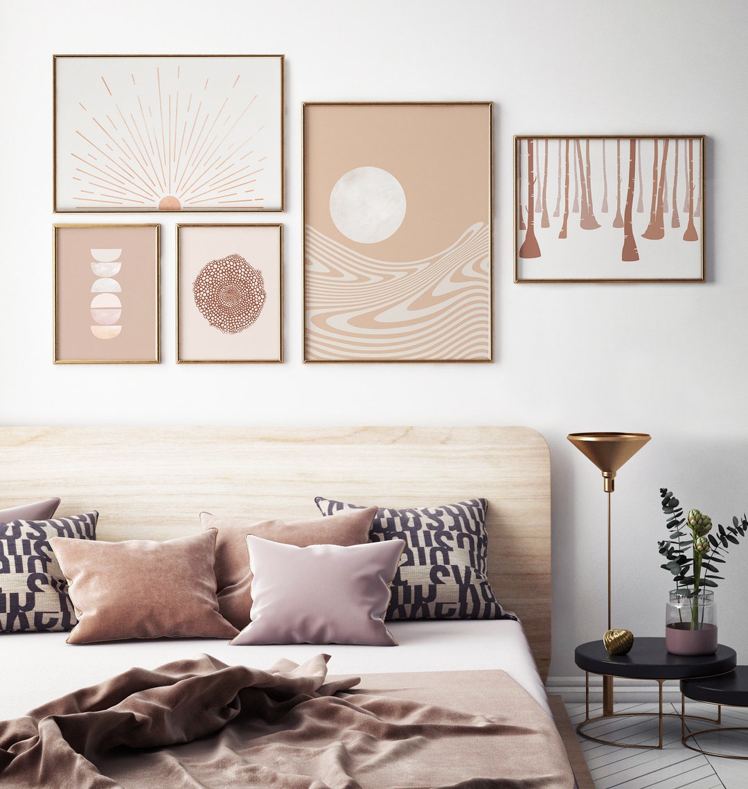 Boho Gallery Wall Art Set: Neutral Earth Tones (digital Download) - Etsy