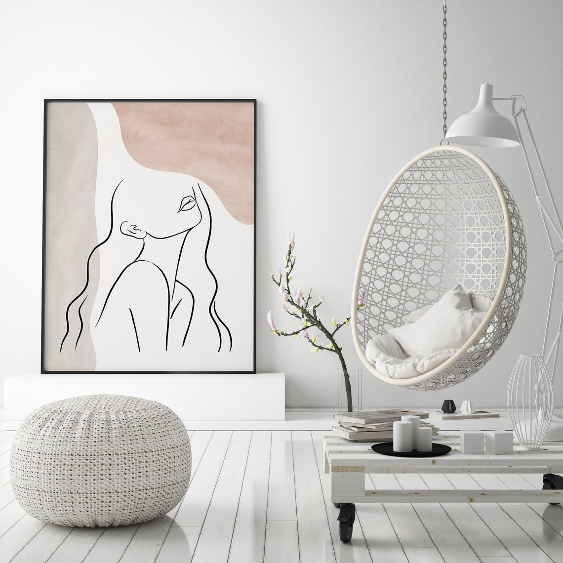 Abstract Woman Line Art Print Woman Face Line Drawing Line - Etsy Canada