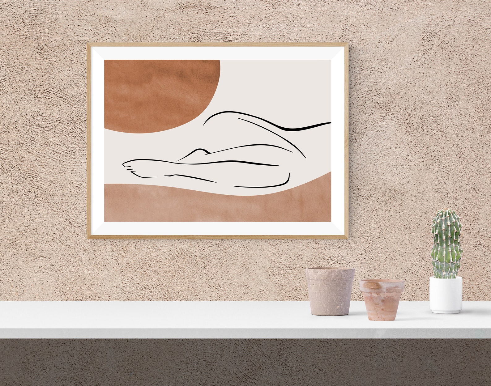 Abstract Woman Line Art Wall Decor Minimal Woman Neutral - Etsy