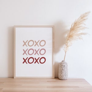 Valentine's Gallery Wall, Valentines Day Decor, Set of 6 Printables ...