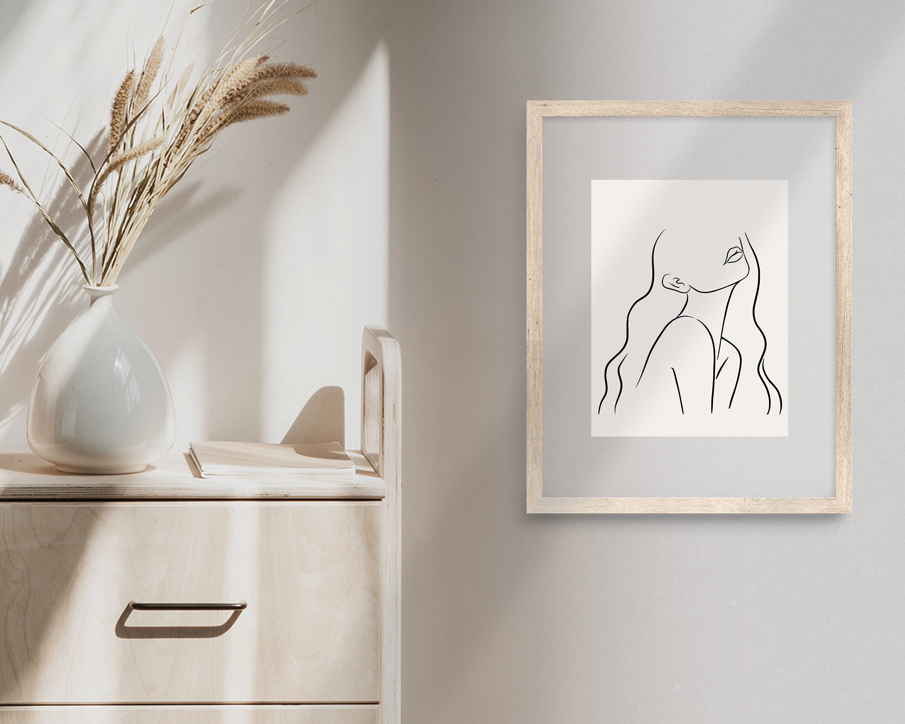 Abstract Woman Line Art Printable Modern Woman Face - Etsy Australia