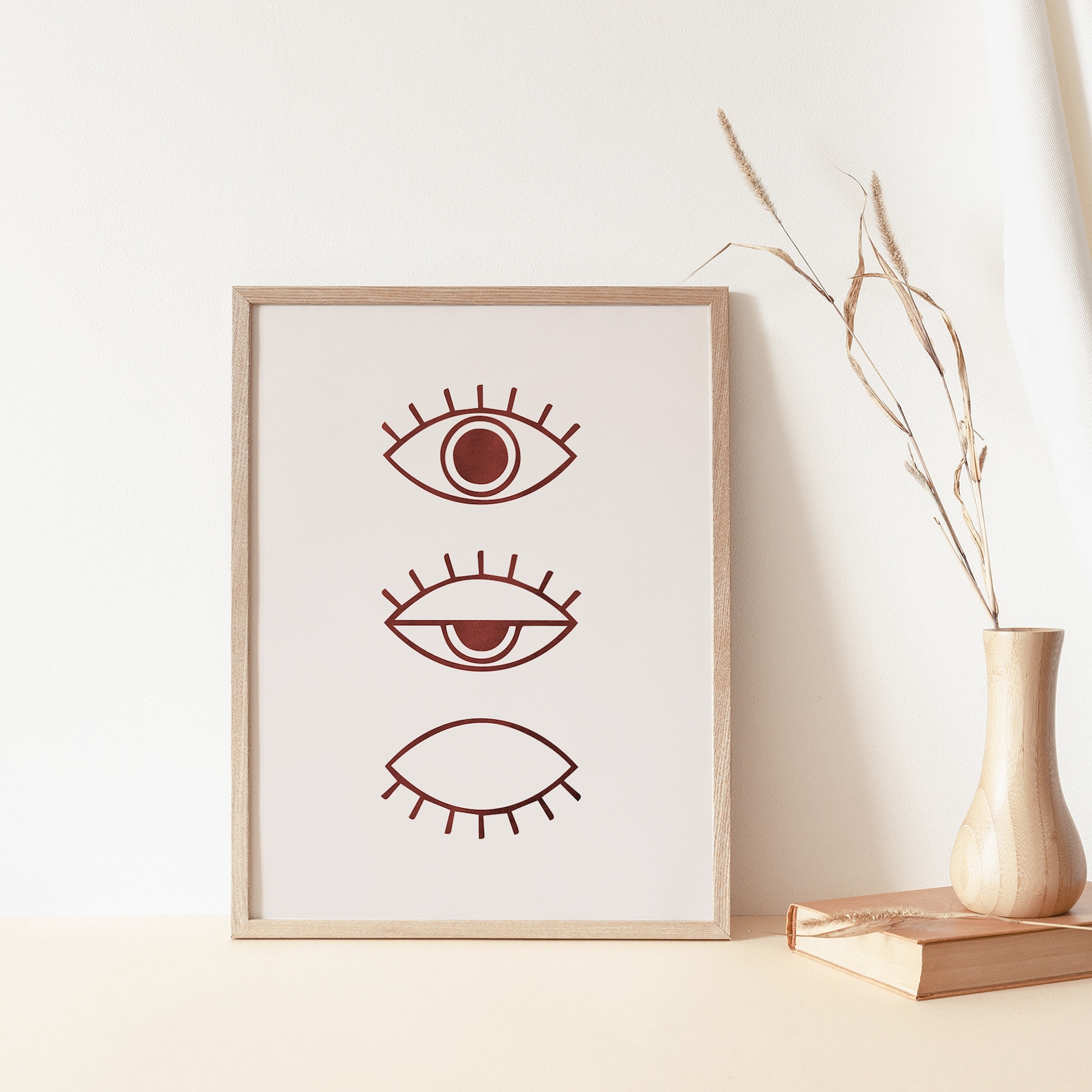 Line Drawing Eye Art Print Minimal Line Art Eye Poster - Etsy