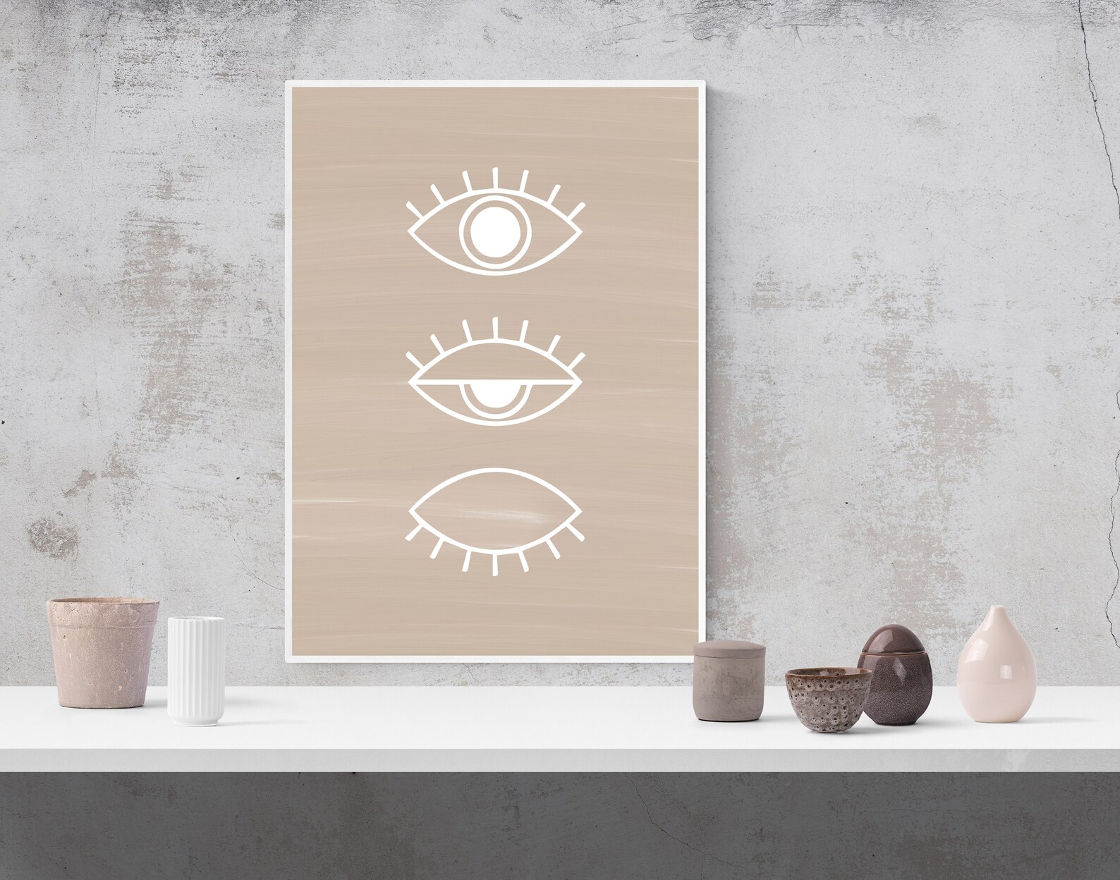 Line Drawing Eye Art Print Minimal Line Art Eye Poster | Etsy