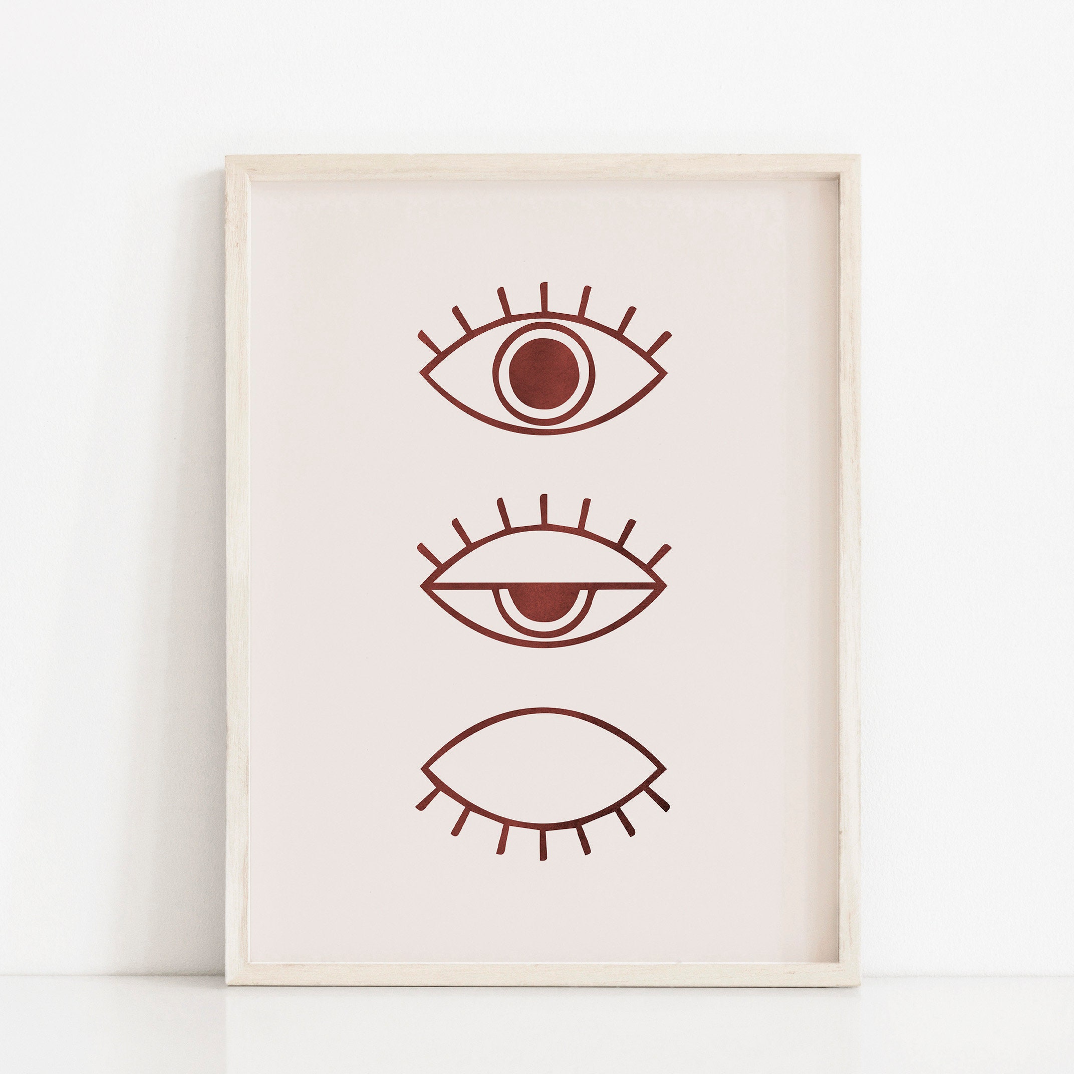 Line Drawing Eye Art Print Minimal Line Art Eye Poster - Etsy