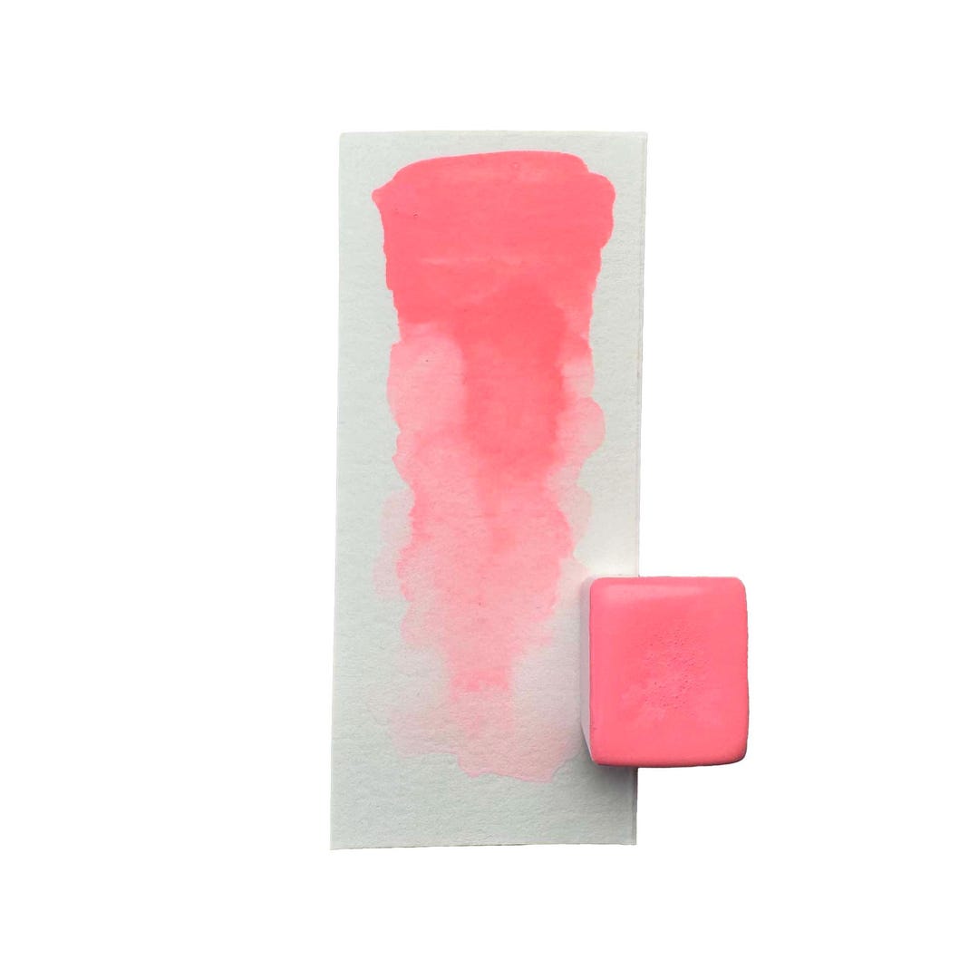 Watercolor Punch – N04 | Neon Pastel, Handmade Paint, Vivid Pink ...