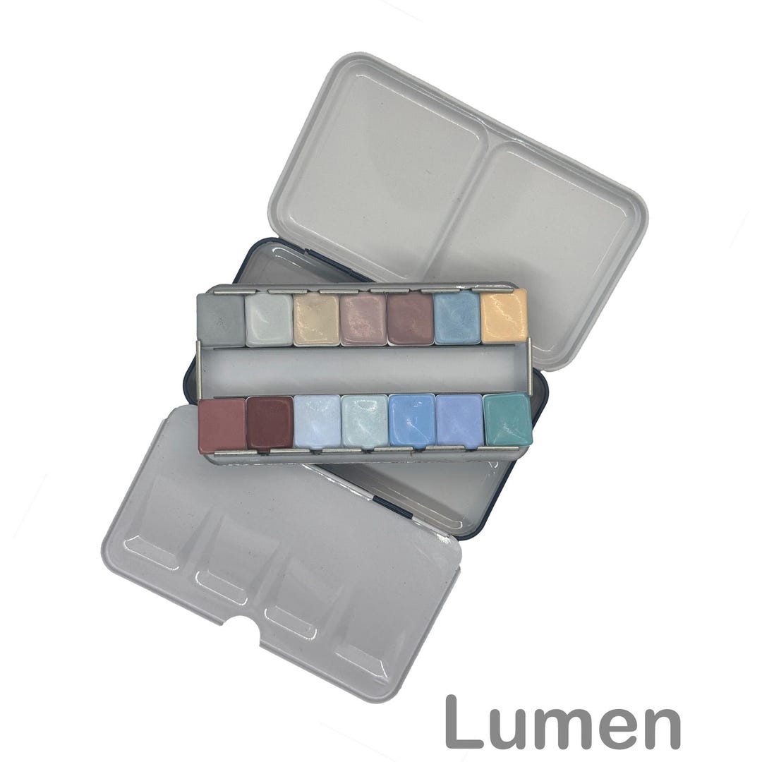 Watercolor Paint Set (14 Colors) - Assembly Lumen, Handmade Watercolor ...