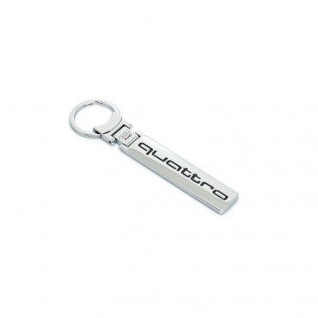 Audi Quattro Metal Silver Keyring S-line - Etsy India