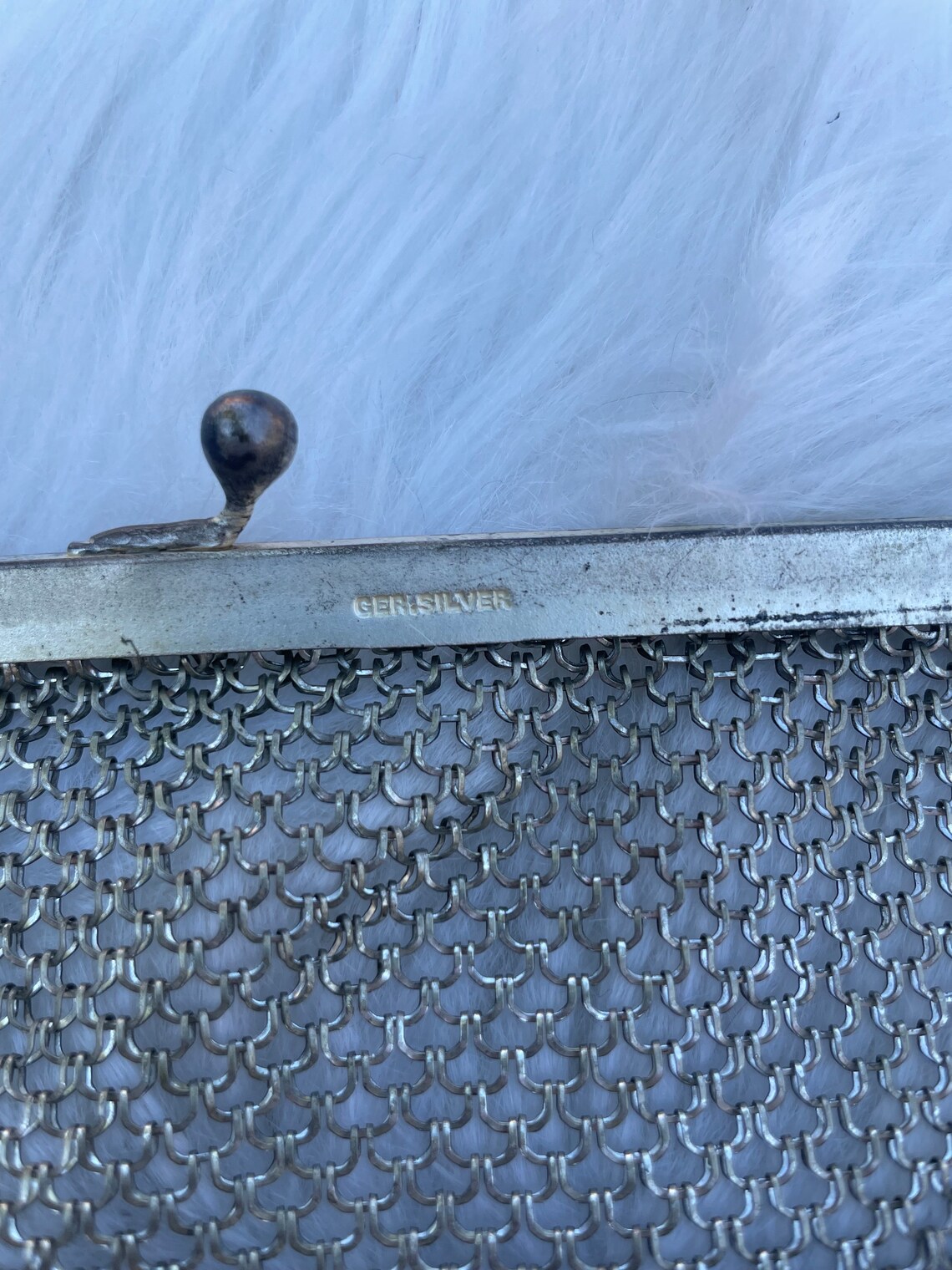 Antique Silver German Chainmail Metallic Purse - Etsy