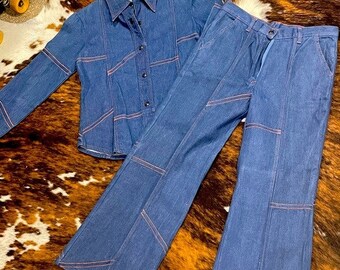 Matching Denim Set - Etsy