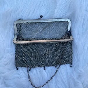 Antique Silver German Chainmail Metallic Purse - Etsy