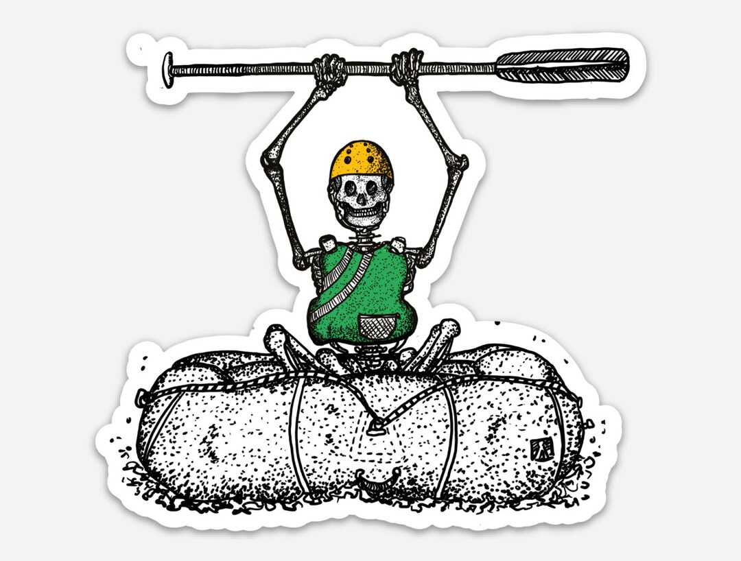 Bellavanceink: Skeleton White Water Rafting Down the Class 6 River Styx ...