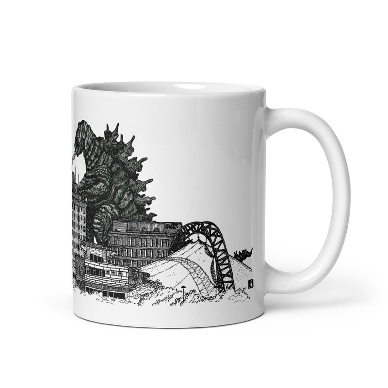 Godzilla Mug - Etsy
