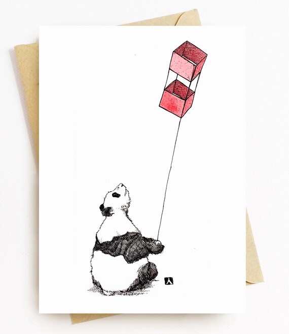 Bellavanceink: Greeting Card With A Pen & Ink Drawing of A - Etsy