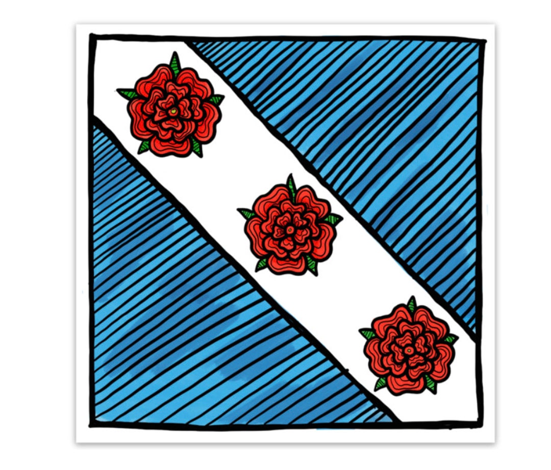 Bellavanceink: Crozet Flag Vinyl Sticker Virginia Pen and Ink ...