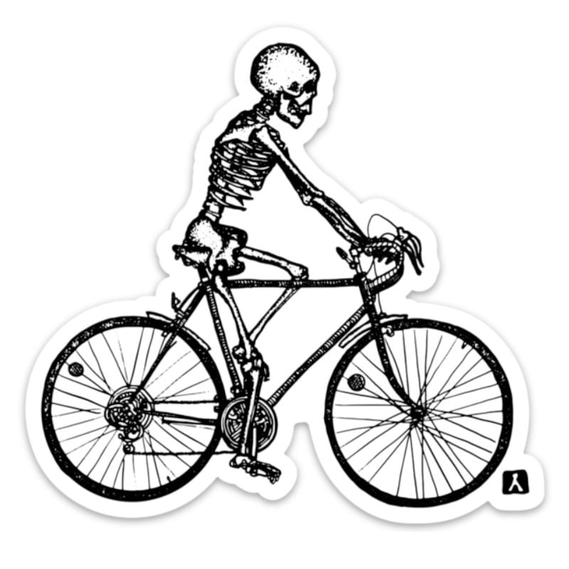 Skeleton Sticker - Etsy