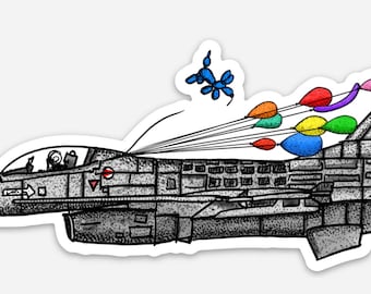 EF-111 Raven swept Wing Front EF111 Vinyl Decal, Raven Decal, Aardvark ...