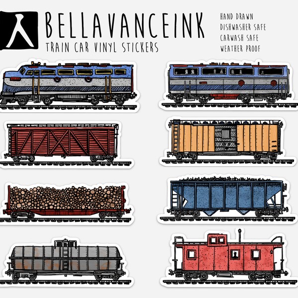 Train Sticker - Etsy